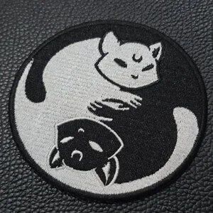 Killstar | Accessories | Killstar Yin Yang Patch Occult Celestial Cat ...